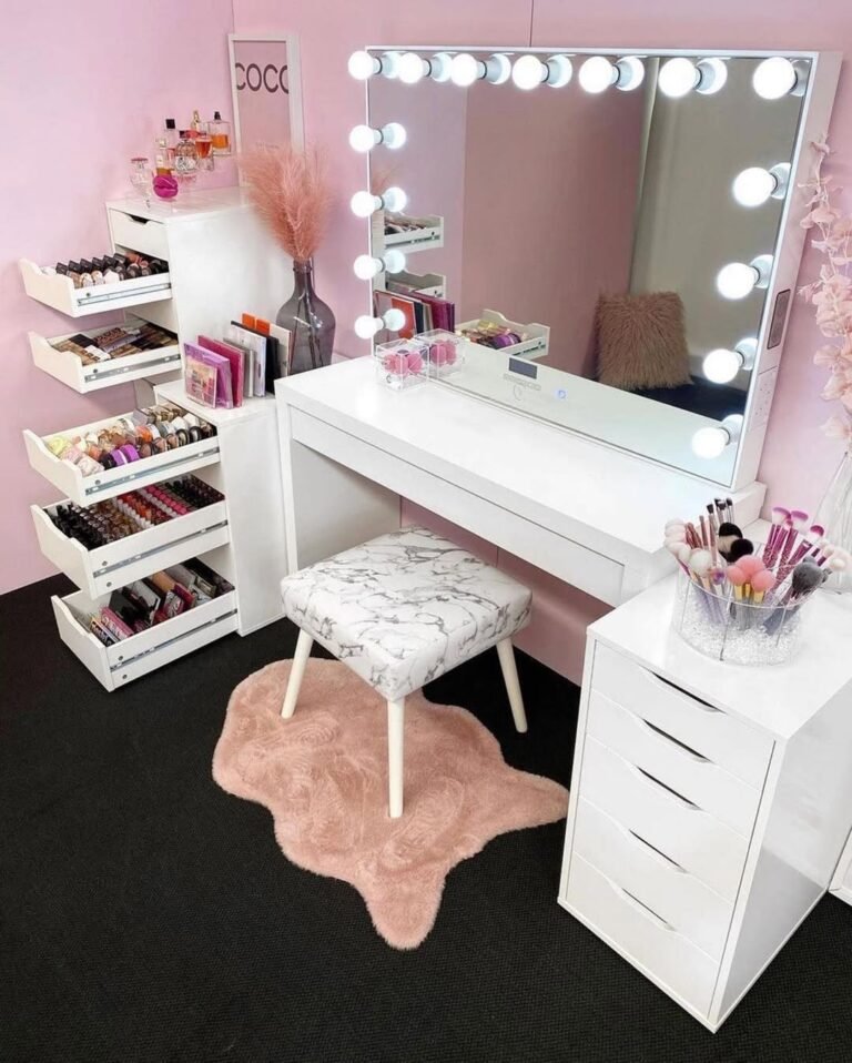 27 Space-Saving DIY Vanities to Maximize Your Bedroom
