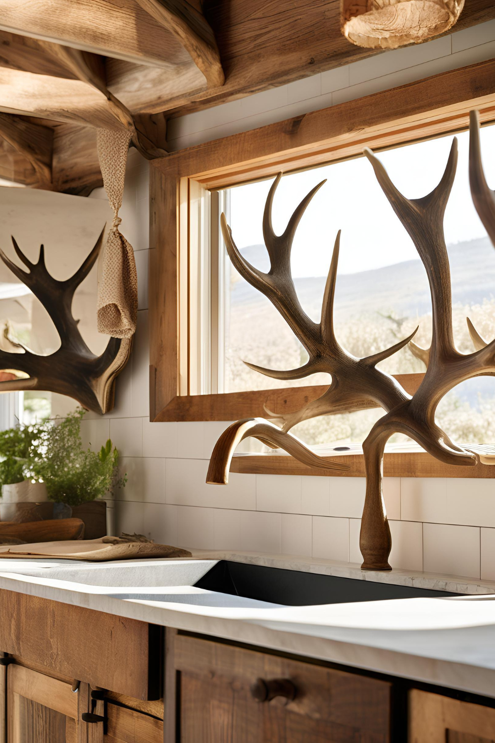18 Rustic and Elegant Antler Kitchen Decor Ideas – DIY Home Decor ...