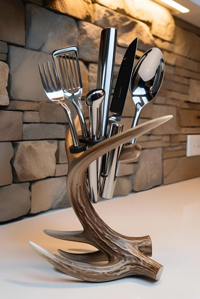 18 Rustic and Elegant Antler Kitchen Decor Ideas – DIY Home Decor ...