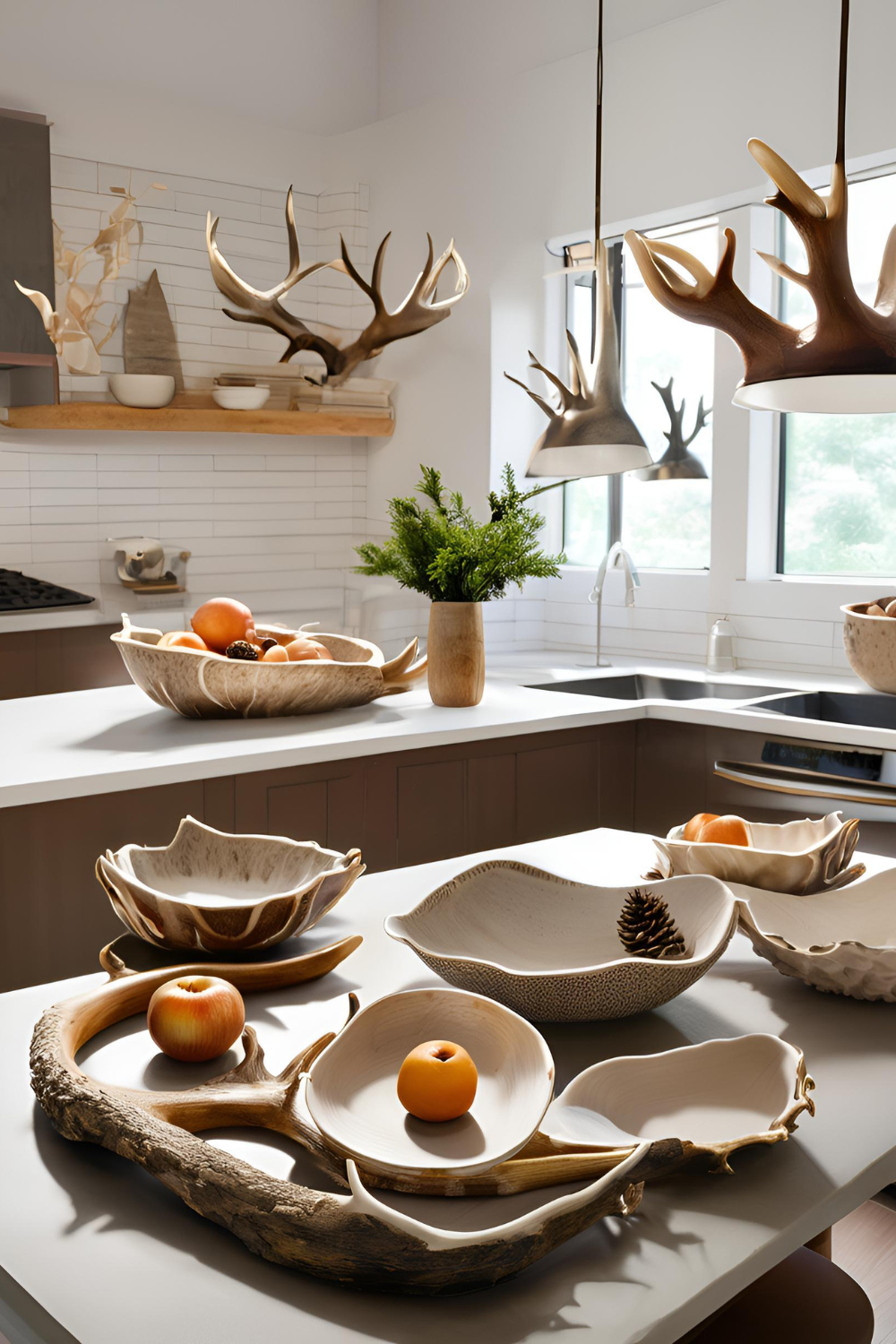18 Rustic and Elegant Antler Kitchen Decor Ideas – DIY Home Decor ...