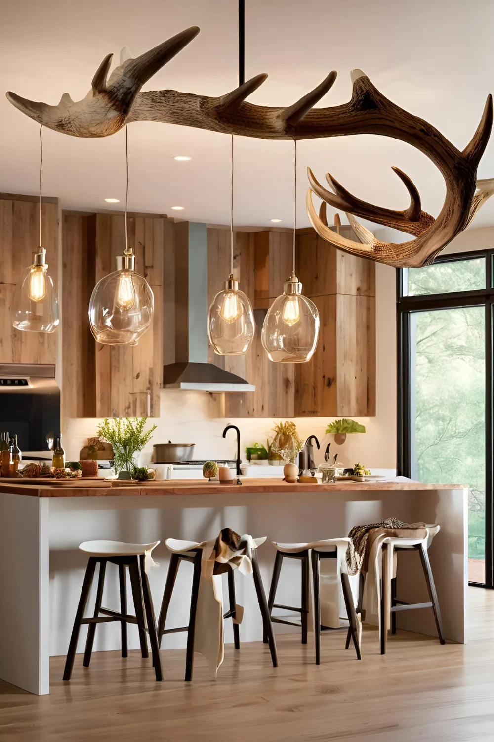 18 Rustic and Elegant Antler Kitchen Decor Ideas – DIY Home Decor ...