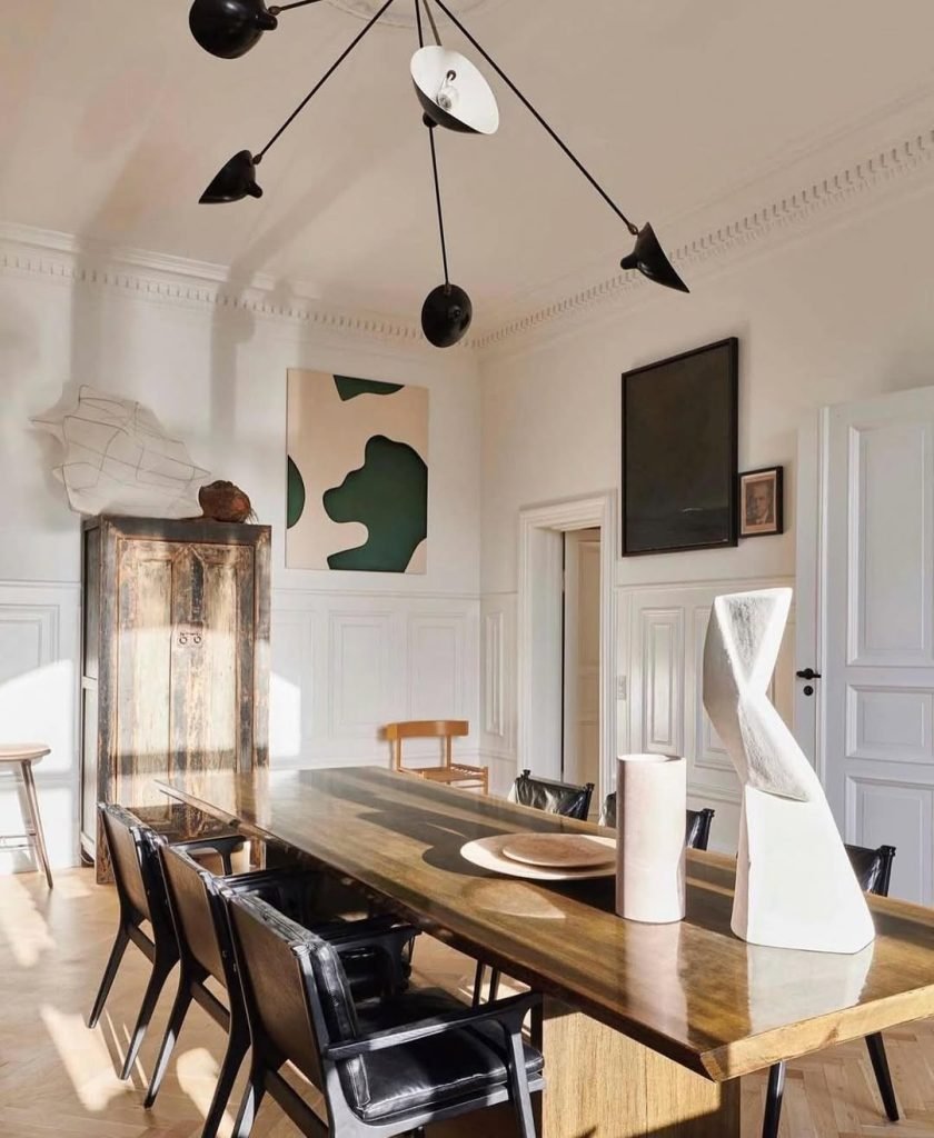 20 Stunning Organic Modern Dining Rooms to Inspire Your Home – DIY Home ...