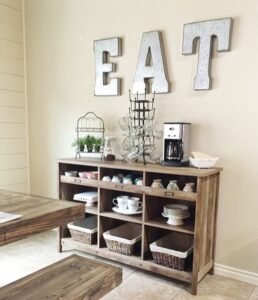 21 Gorgeous Farmhouse Coffee Bar Ideas for Your Dream Home - DIY Home ...